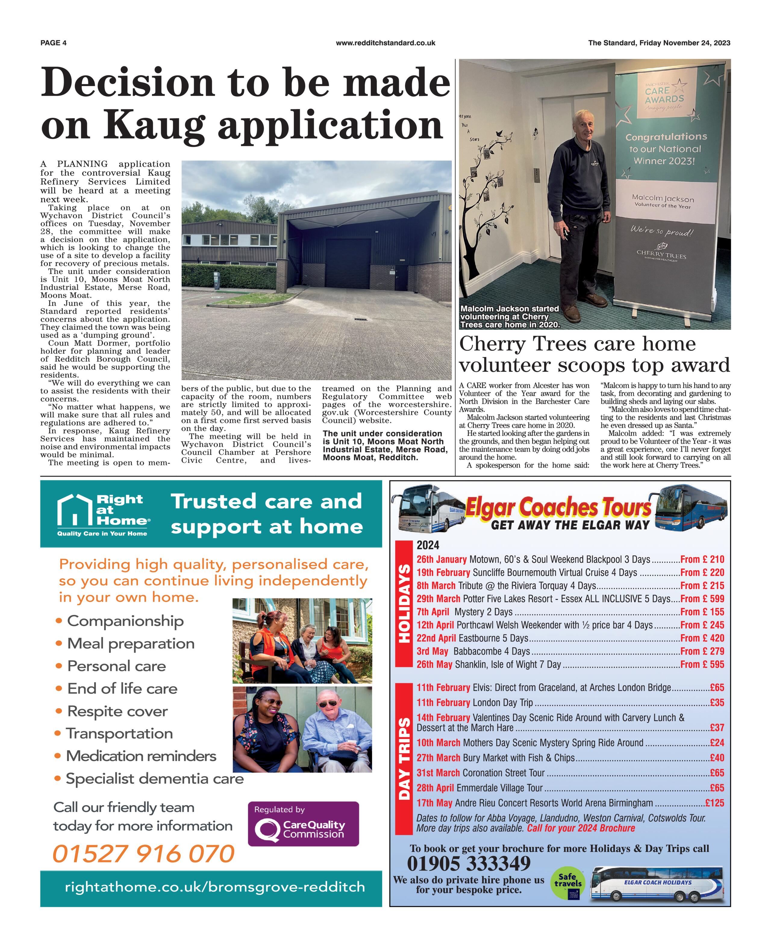 Online Edition - The Redditch Standard